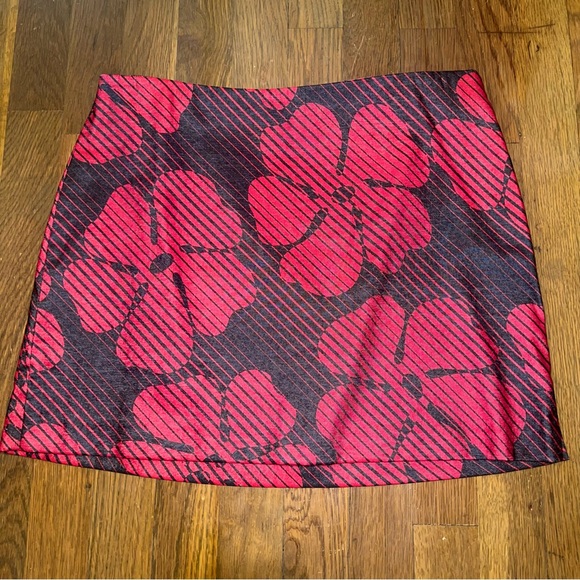 Express | Skirts | Vintage Express Groovy Retro Mini Skirt | Poshmark